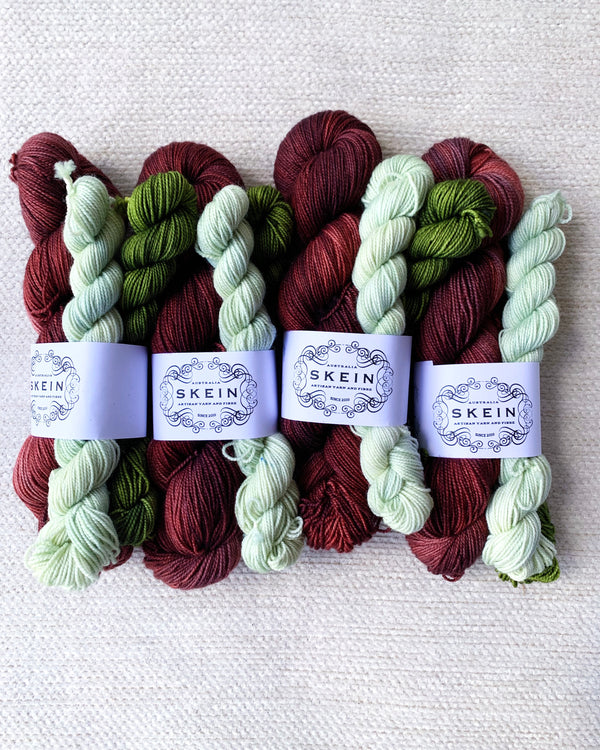 Pudding - Colourwork Sock Set - Christmas Collection - Skein